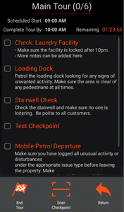 Guard Tours for Android – Silvertrac