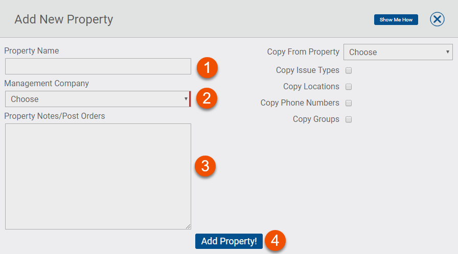 How to Add a New Property – Silvertrac